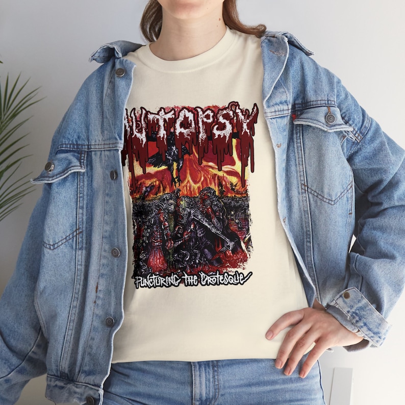 Autopsy - Puncturing the Grotesque | Band Album T-shirt Metal Rock ...