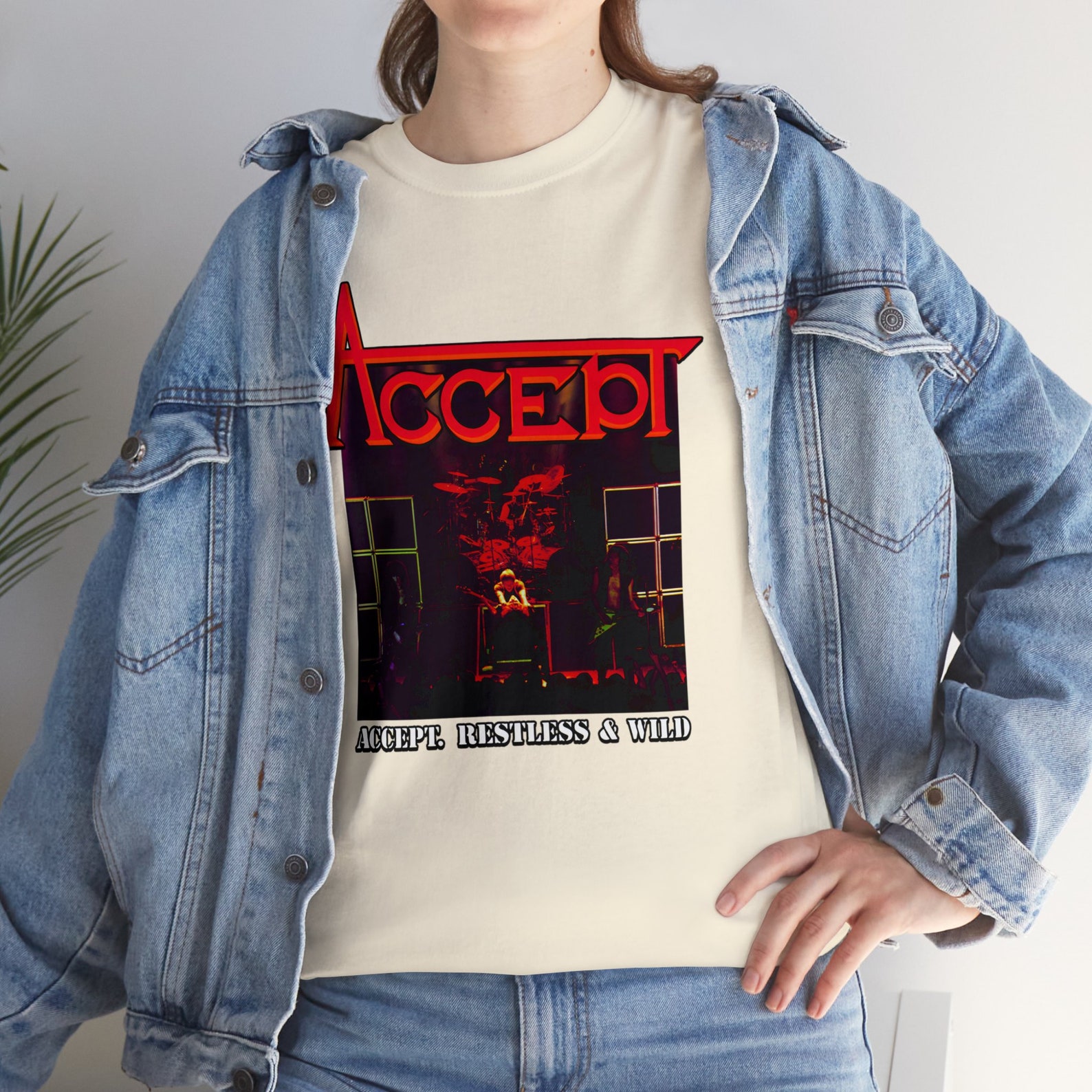 Accept - Restless and Wild | Band Album T-shirt Metal Rock Music Sizes ...