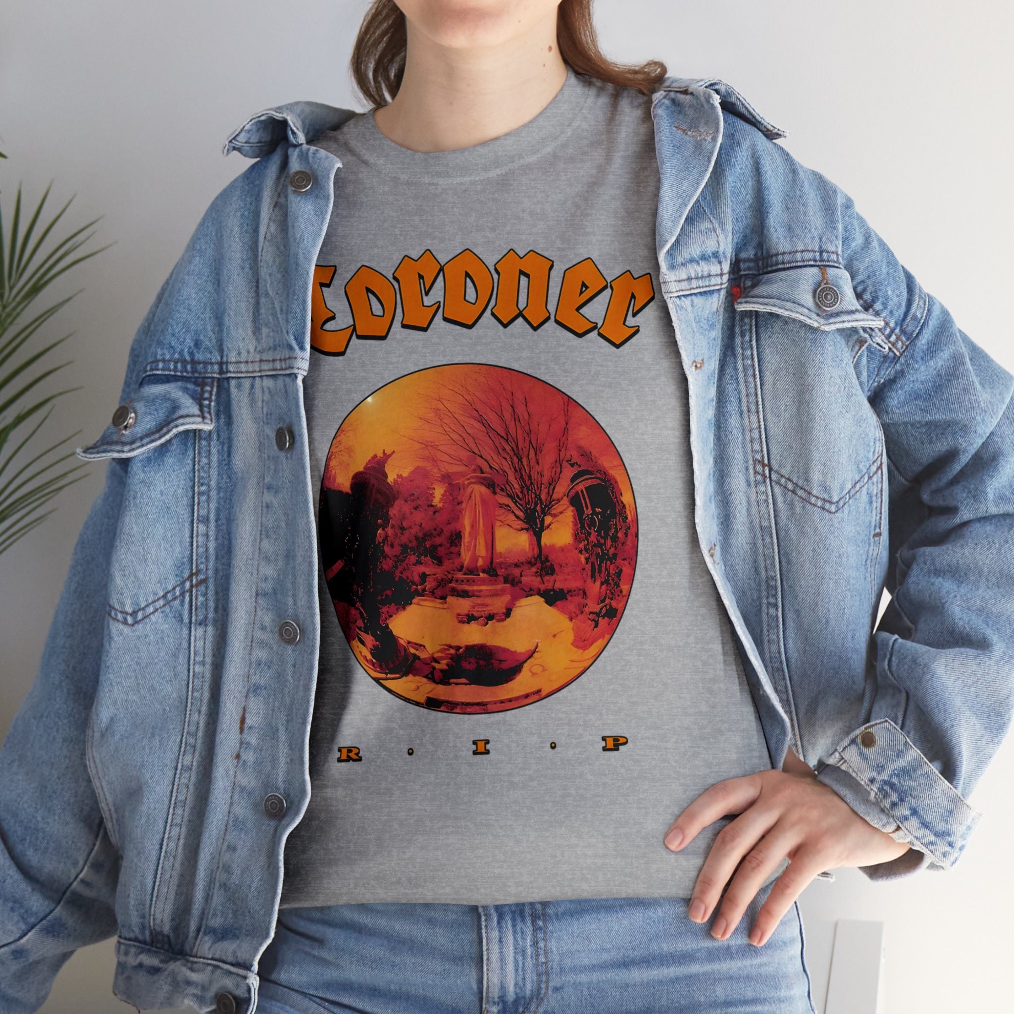 Coroner R.I.P V1 Band Album T-shirt Metal Rock Music Sizes S-5XL Unisex ...