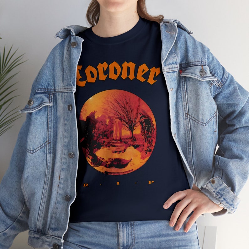 Coroner - R.I.P V1 | Band Album T-shirt Metal Rock Music Sizes S-5XL ...