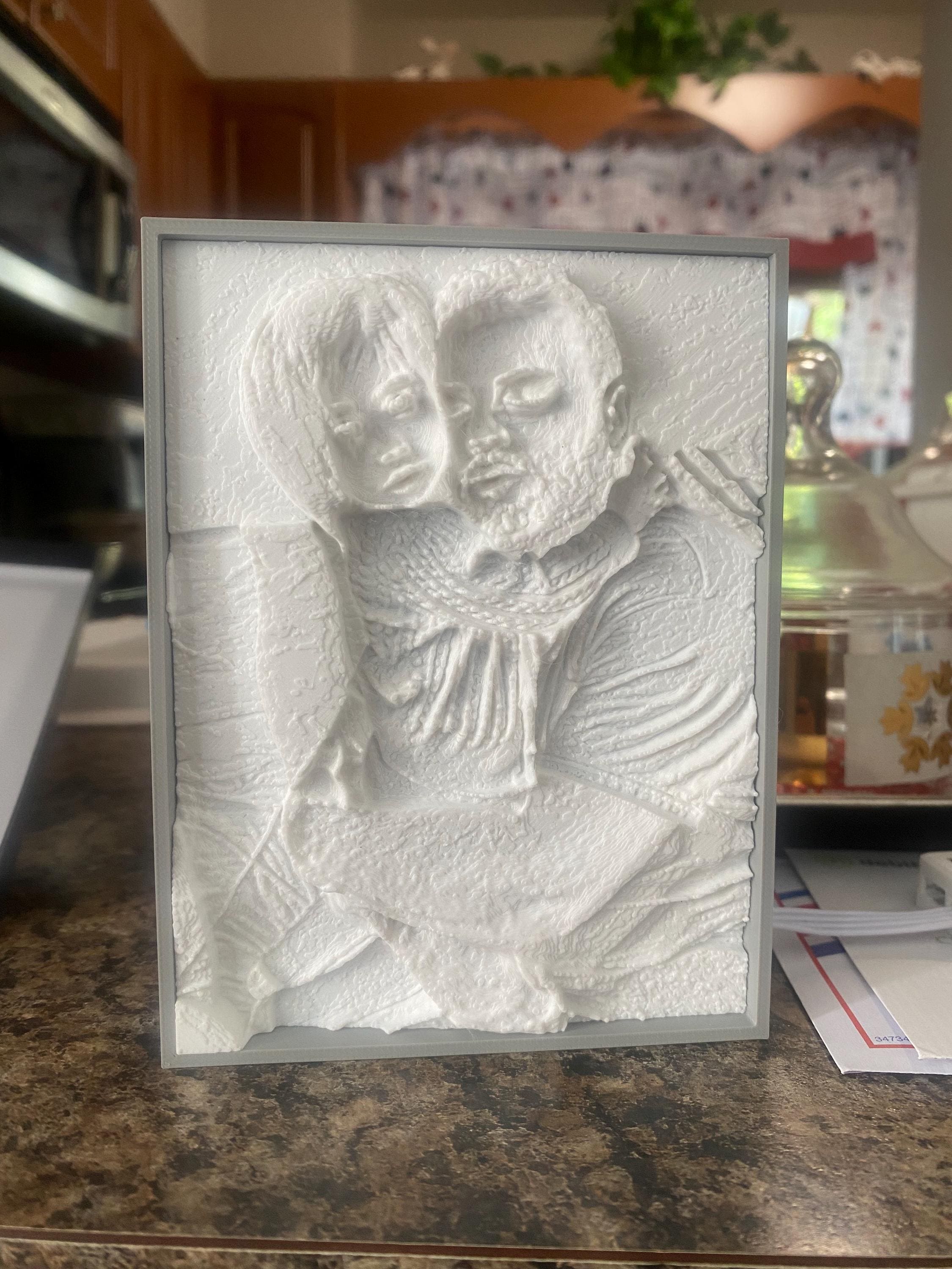 3d Printed Lithophane Photo - Etsy