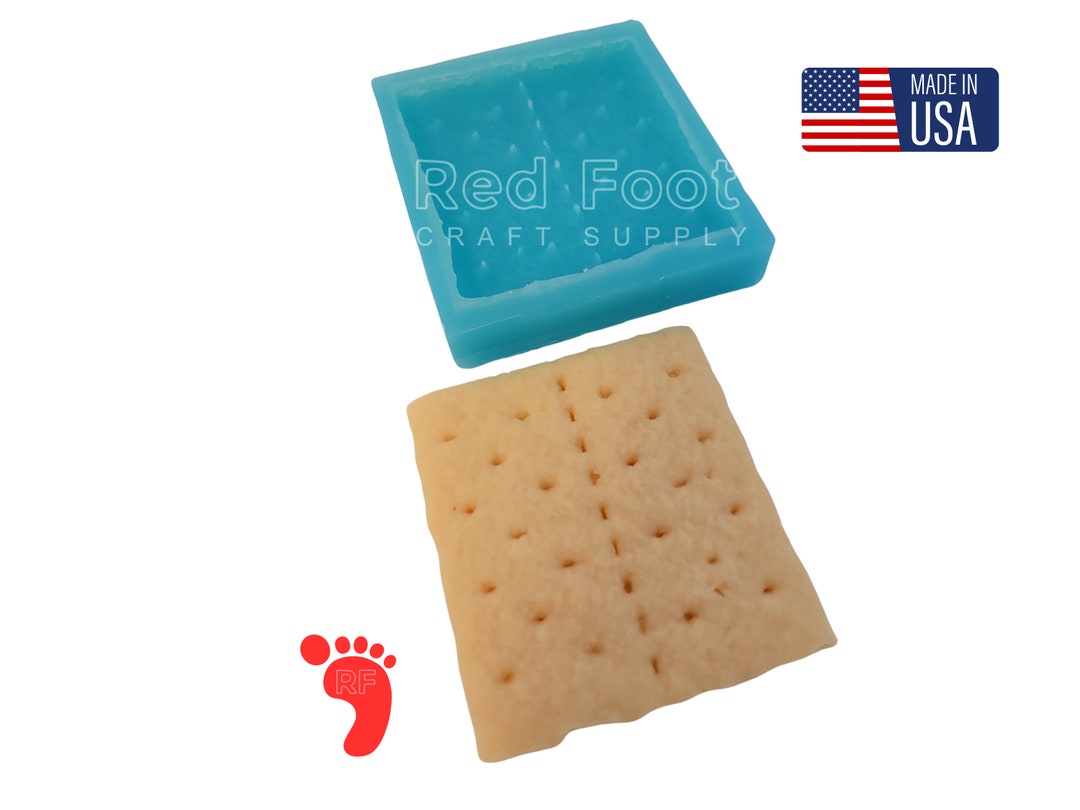 Graham Cracker Silicone Mold 1 Cavity | Wax Melt Mold | Soap Mold ...
