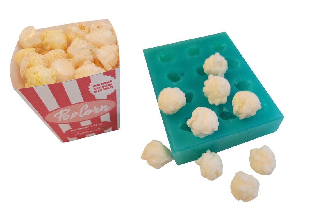 Caramel Popcorn Silicone Mold 12 Cavities | Wax Melt Mold | Soap Mold ...