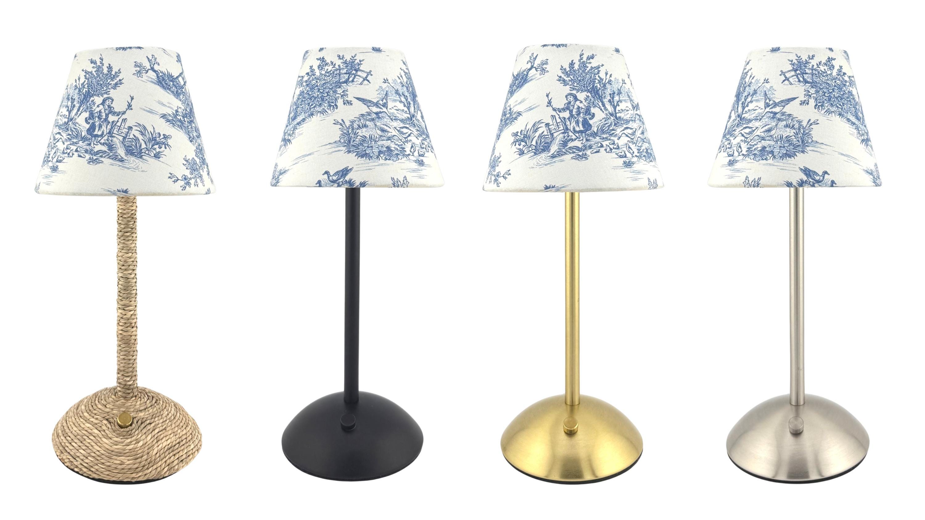 The Toile Lamp Shade in Blue – Classic French Country Style for ...