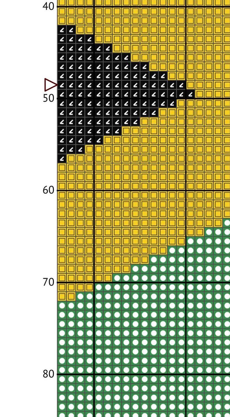 Jamaican Flag Cross Stitch Pattern PDF PDF Digital Download - Etsy