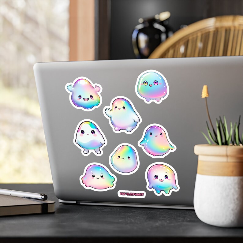 Kawaii Gorgeous Blob Creatures Sticker Sheet Cute Anime Chibi Stickers ...