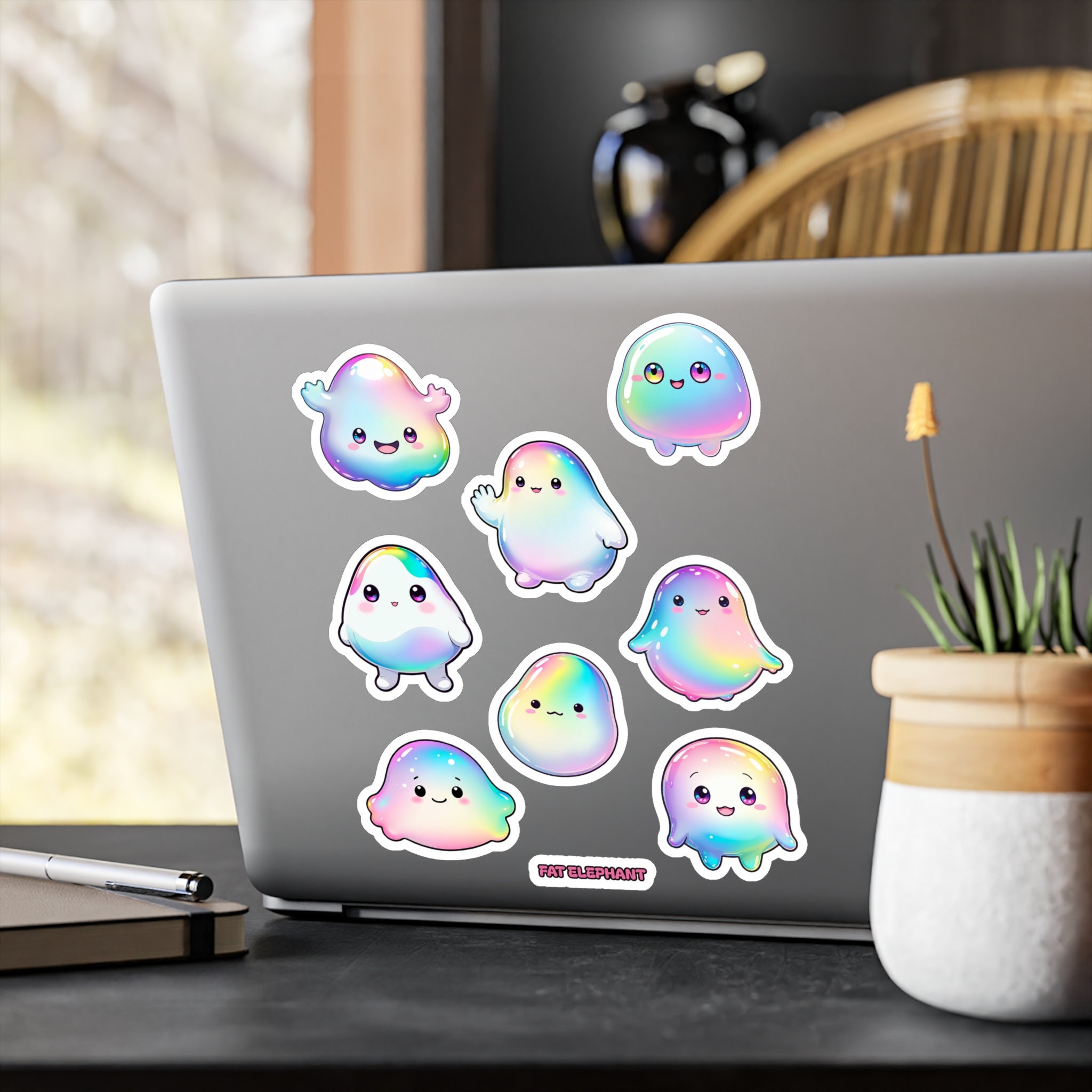 Kawaii Gorgeous Blob Creatures Sticker Sheet Cute Anime Chibi Stickers ...