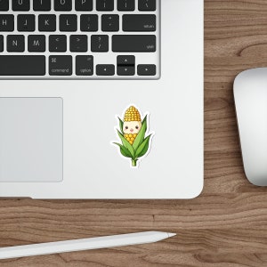 Cute Kawaii Corn Stalk Sticker - Etsy