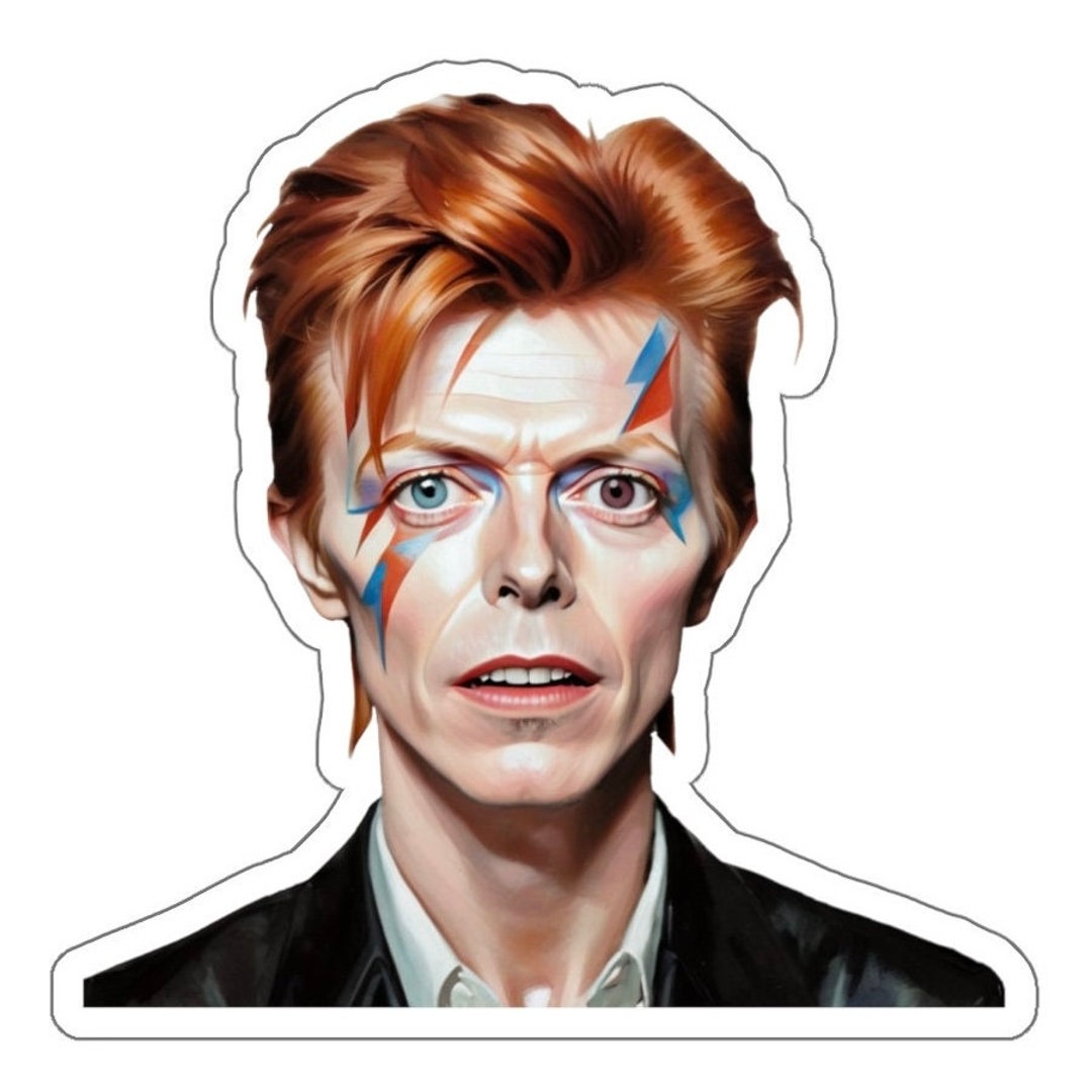 David Bowie Sticker, Perfect for Water Bottles, Laptops, Planners - Etsy