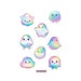 Kawaii Gorgeous Blob Creatures Sticker Sheet Cute Anime Chibi Stickers ...