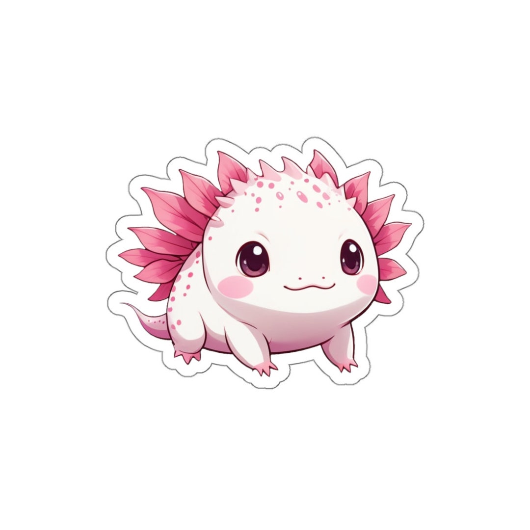 Axolotl - Vinyl Sticker for Laptops, Journals, Planners, Stationary ...
