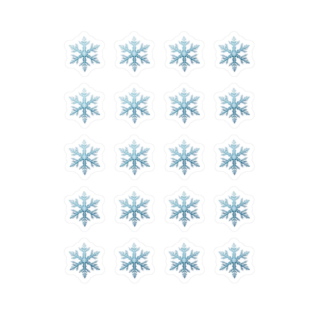 Snowflake Sticker Sheet - Etsy