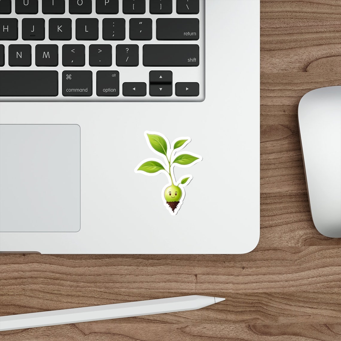 Kawaii Plant Sprout Sticker Vinyl Decal for Laptops, Journals, Planners ...