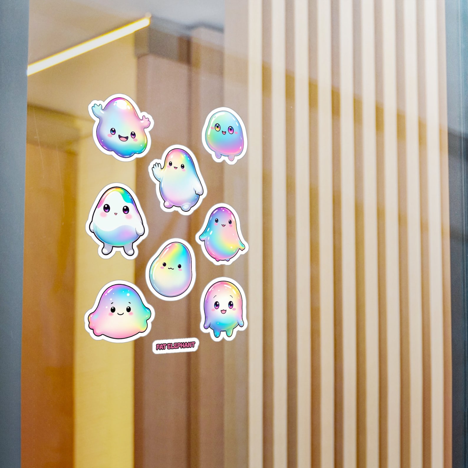 Kawaii Gorgeous Blob Creatures Sticker Sheet Cute Anime Chibi Stickers ...