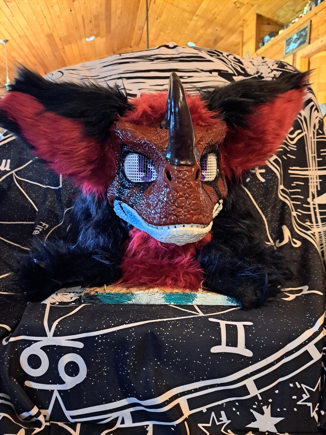 Pre Made Dino Mask - Etsy