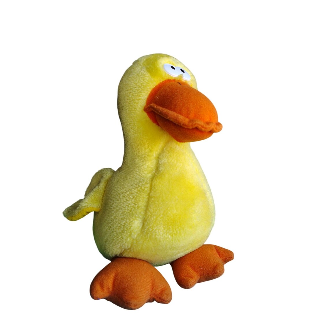 Squeezems Plush Yellow Duck, Fundamental Too, Quacking Works, Stuffed ...