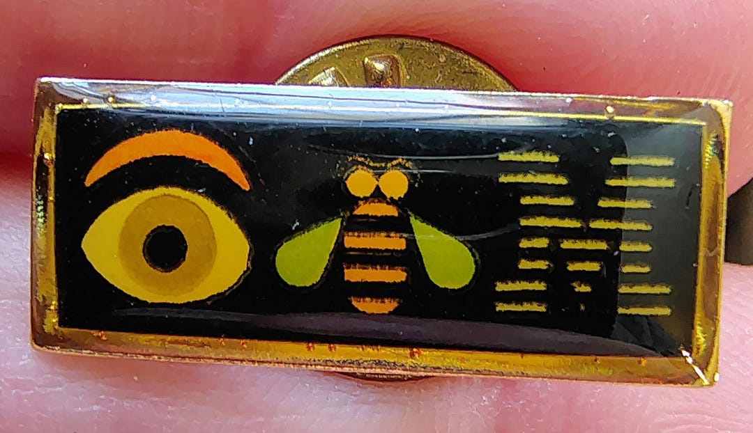 Vintage IBM Eye Bee M Logo Enamel Pin Paul Rand Computer Technology - Etsy