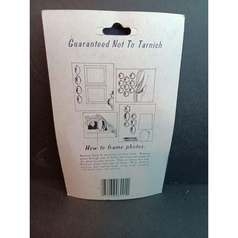 Vintage NOS Cadillac Link Picture Frame, Round Gold Tone, 3.25 Diameter ...