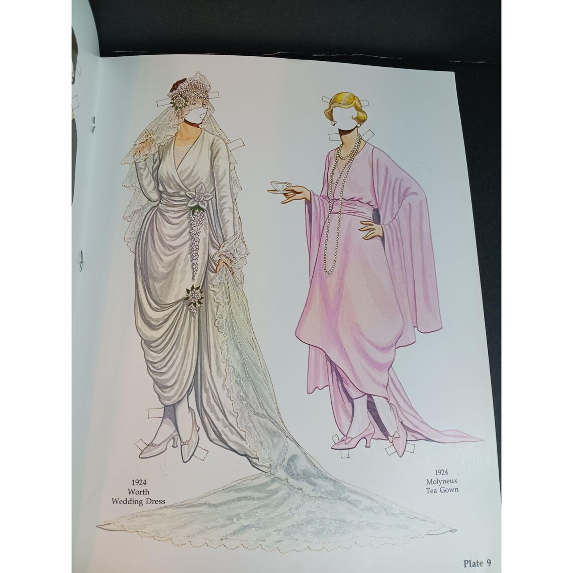 Great Fashion Designs of the Twenties Paper Doll Book Tom Tierney 30 ...