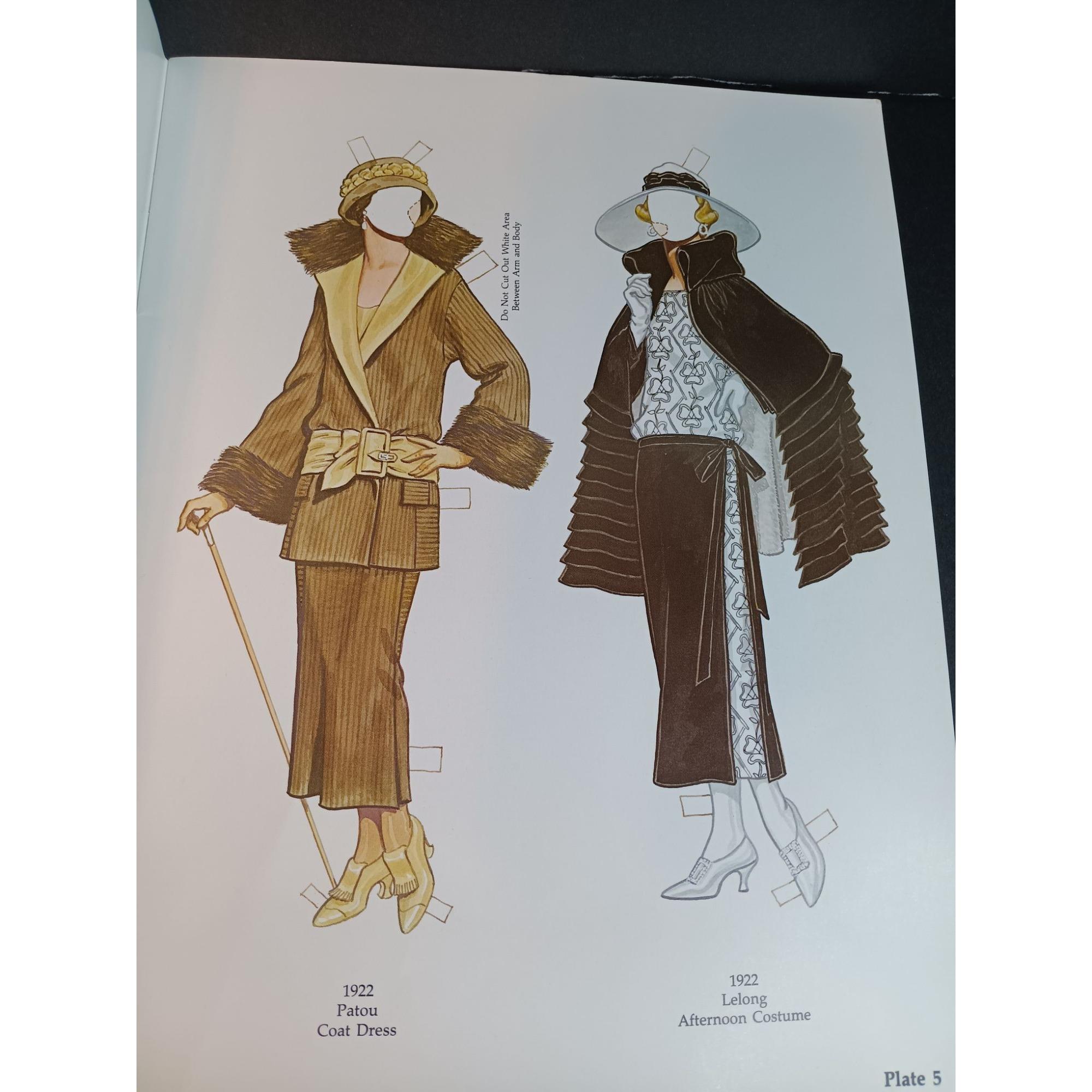 Great Fashion Designs of the Twenties Paper Doll Book Tom Tierney 30 ...