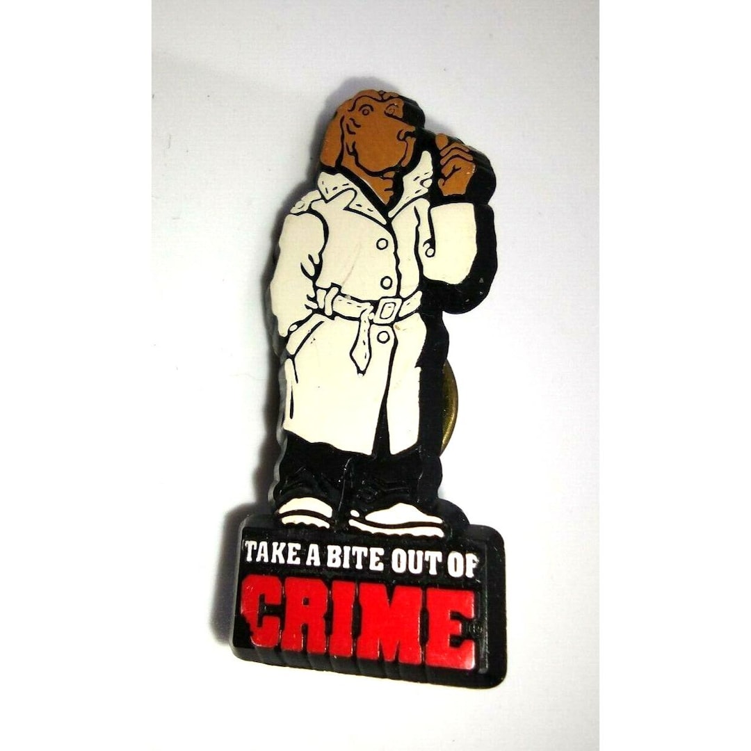 Mcgruff the Crime Dog Take A Bite Out of Crime Collectible Pendant ...