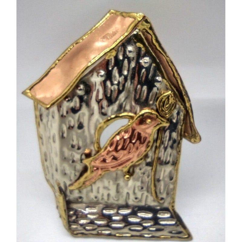 Birdhouse Brooches - Etsy