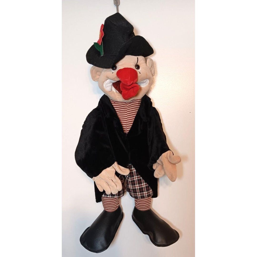 Folkmanis Folktails Clown Hobo Puppet, Moveable Arms and Mouth ...