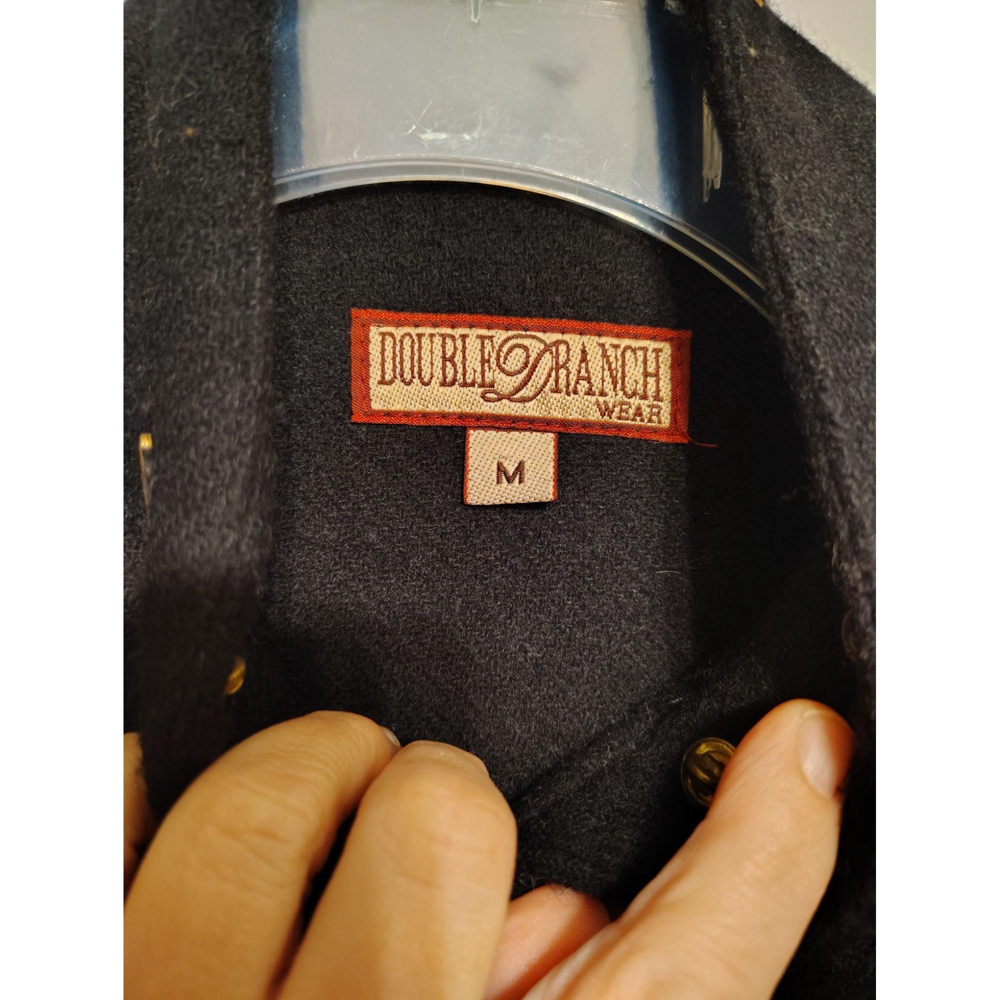 Double D Ranchwear Black Wool Cavalry Medium Wool Cutaway Jacket ...