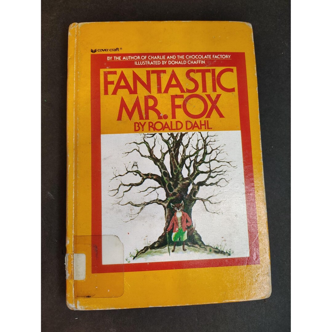 Vintage Fantastic Mr. Fox Hardcover Book, 1970, Roald Dahl, Children's ...