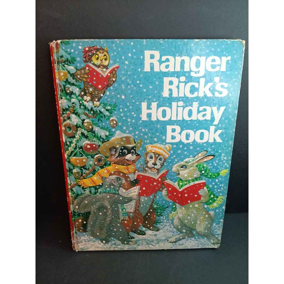 Vintage Ranger Rick's Holiday Book, Christmas, 1980 Hardcover READ ...