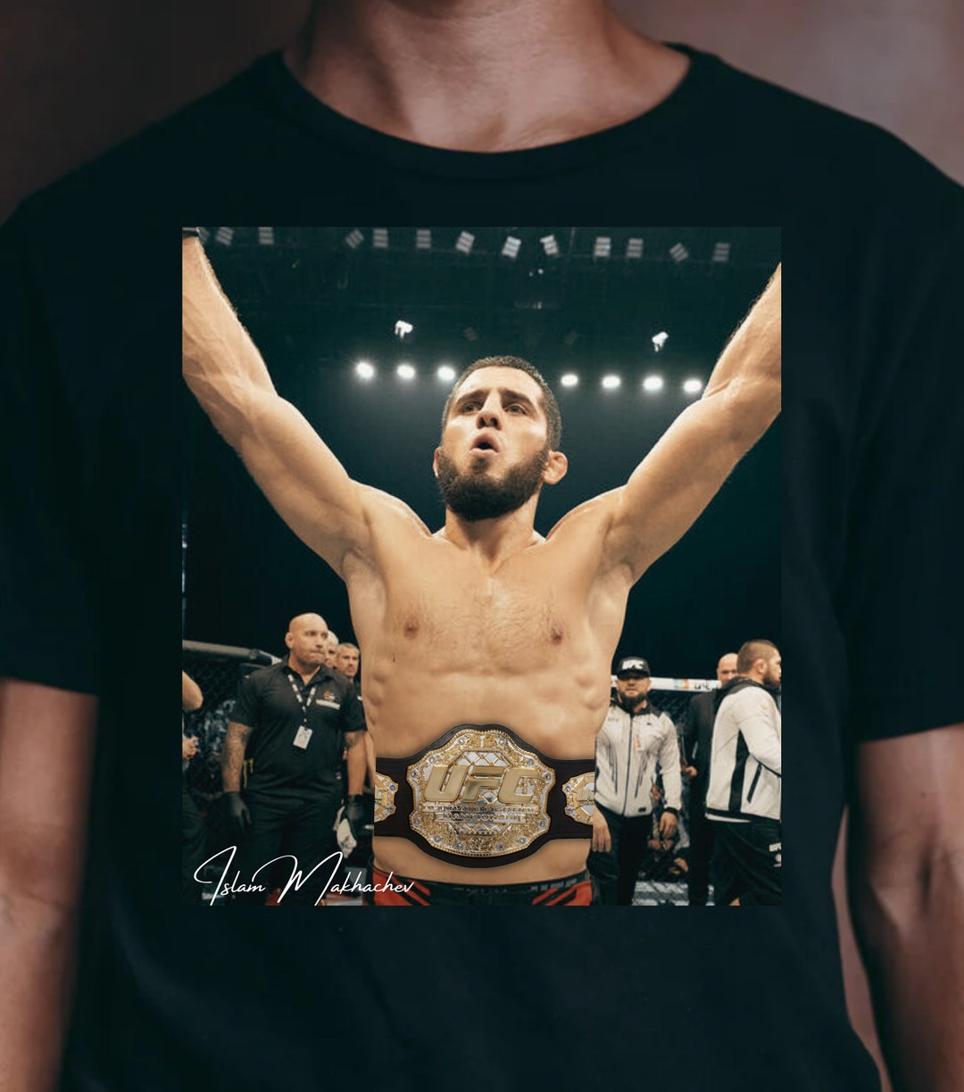 Islam Makhachev Shirt - Unisex Heavy Cotton Tee - UFC Champion - Good ...