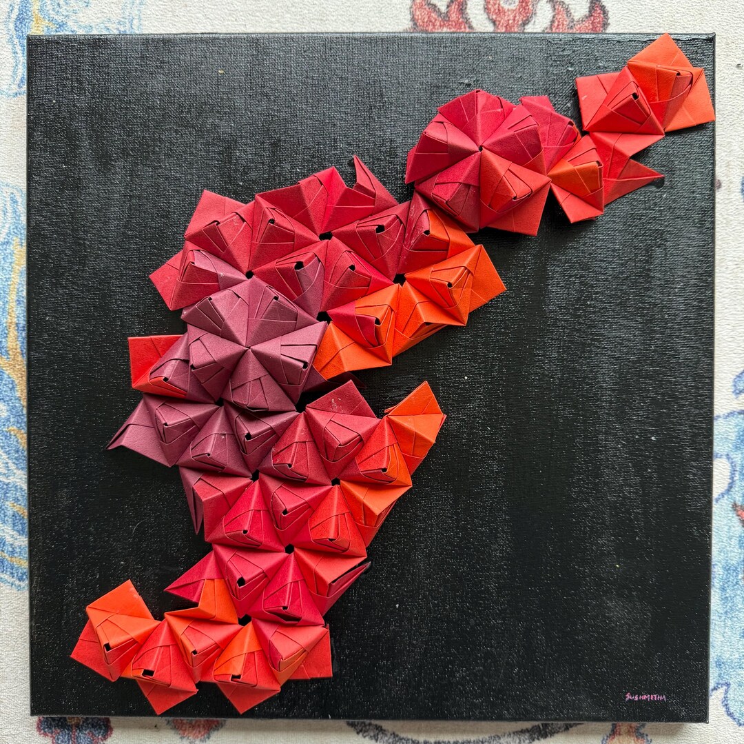Shades of Light Origami Fineart - Etsy