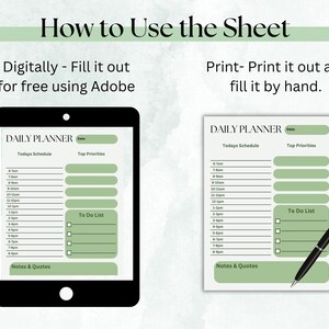Digital Planner, Organize Tasks, Priorities and Other Activities, To-do ...