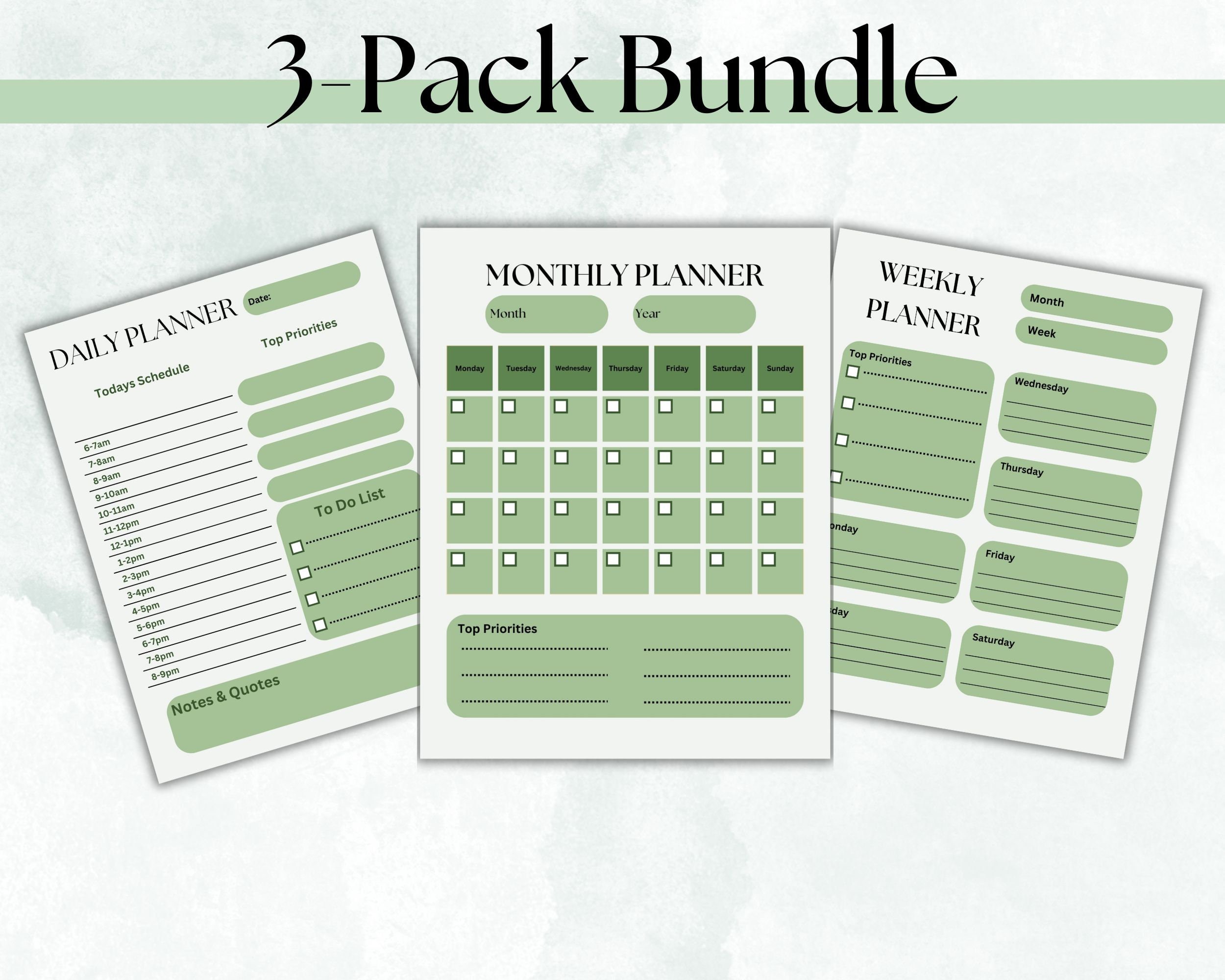 Digital Planner, Organize Tasks, Priorities and Other Activities, To-do ...