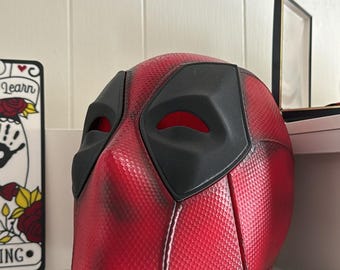 Deadpool Mask 3D Printed - Etsy