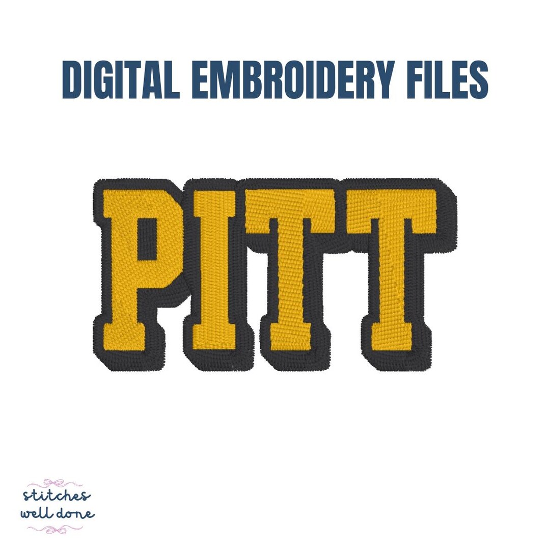 Pittsburgh Embroidery Design | Pittsburgh Digital Machine Embroidery ...
