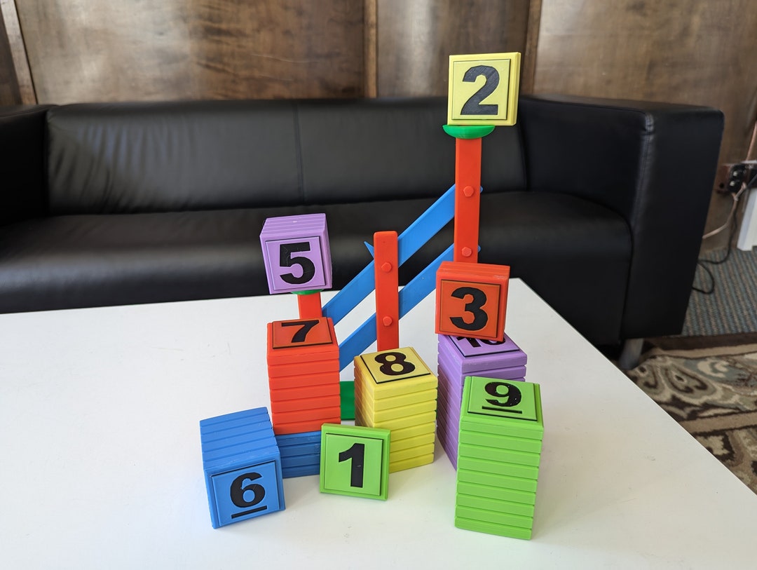 Stacking Number Blocks - Etsy