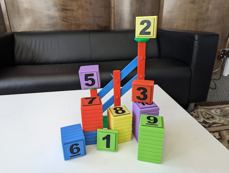 Stacking Number Blocks - Etsy