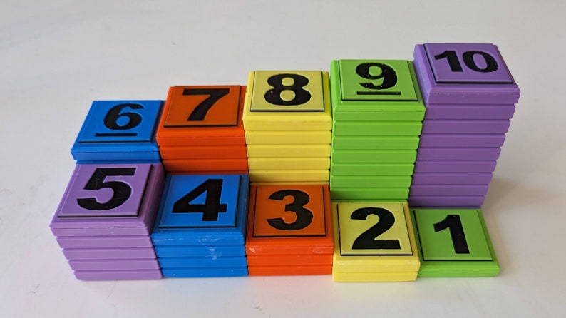 Stacking Number Blocks - Etsy