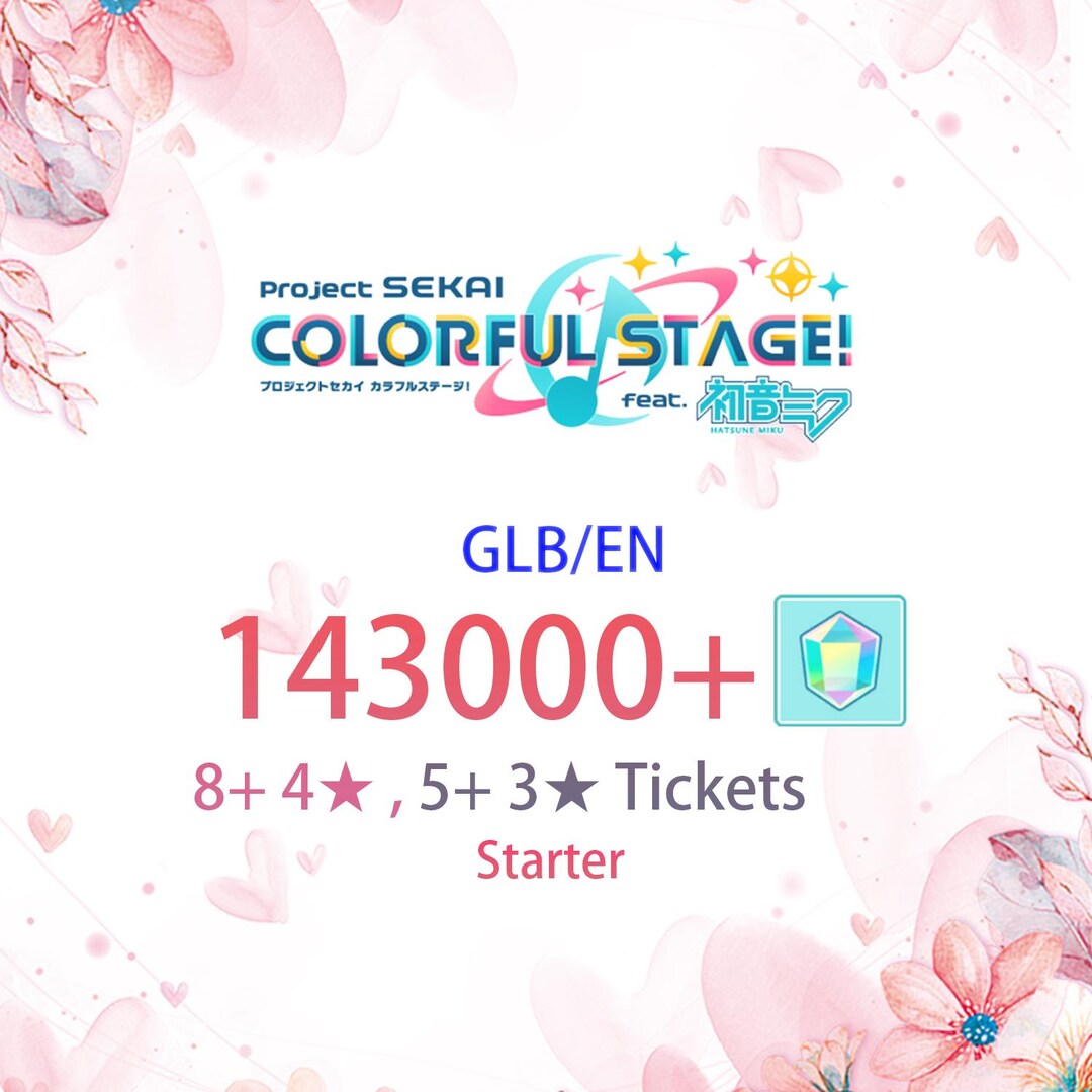 EN 143K 8x4 Starter PJSK Colorful Stage Digital Png - Etsy