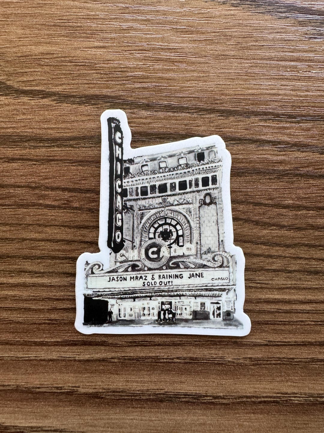 Chicago Theatre Sticker, Chicago Stickers, Laptop Stickers, Water ...