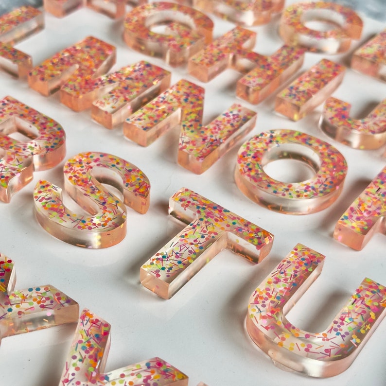 Uppercase Resin Alphaset - Etsy