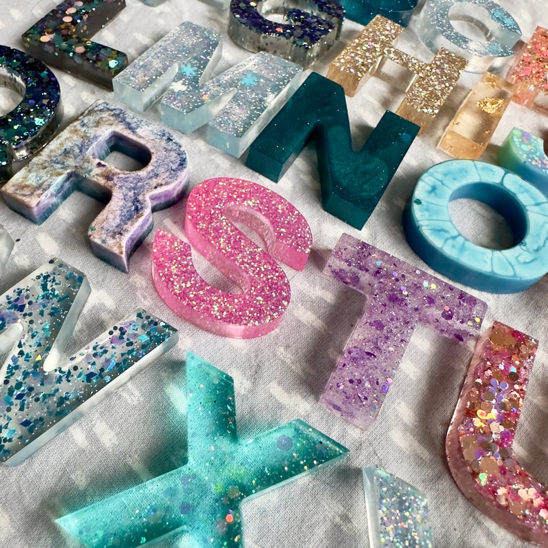 Uppercase Resin Alphaset - Etsy