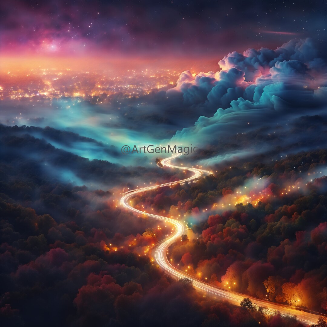 The Storm - Digital Art, AI Generated, Wall Art, Wall Decor, Digital ...