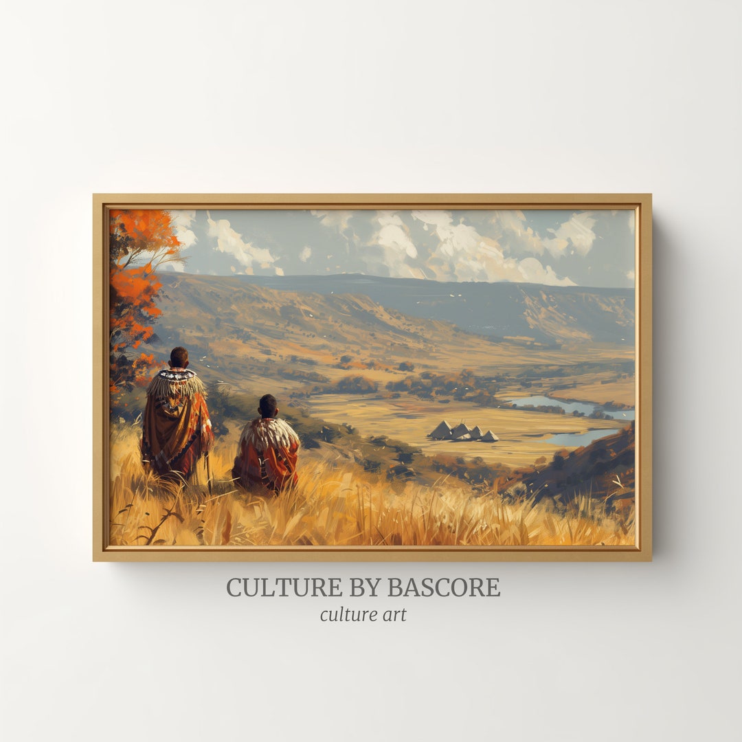 Samsung Frame TV Art | South African Zulu Men | Valley of A Thousand ...