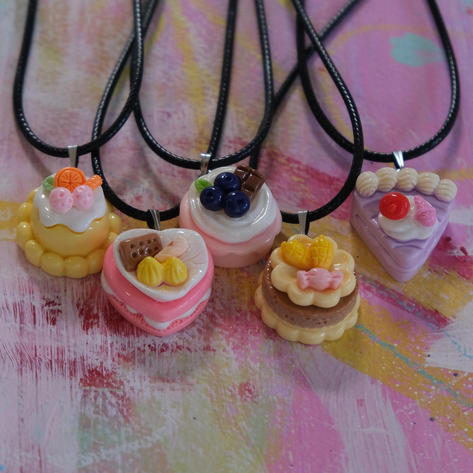 Set of 5 Extra Tasty Cakes Pendant Necklaces - Etsy