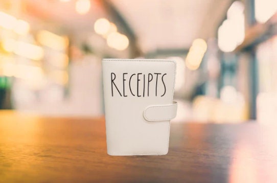 Receipt Organizing Binder - Etsy