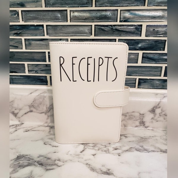 Receipt Organizer Binder - Etsy