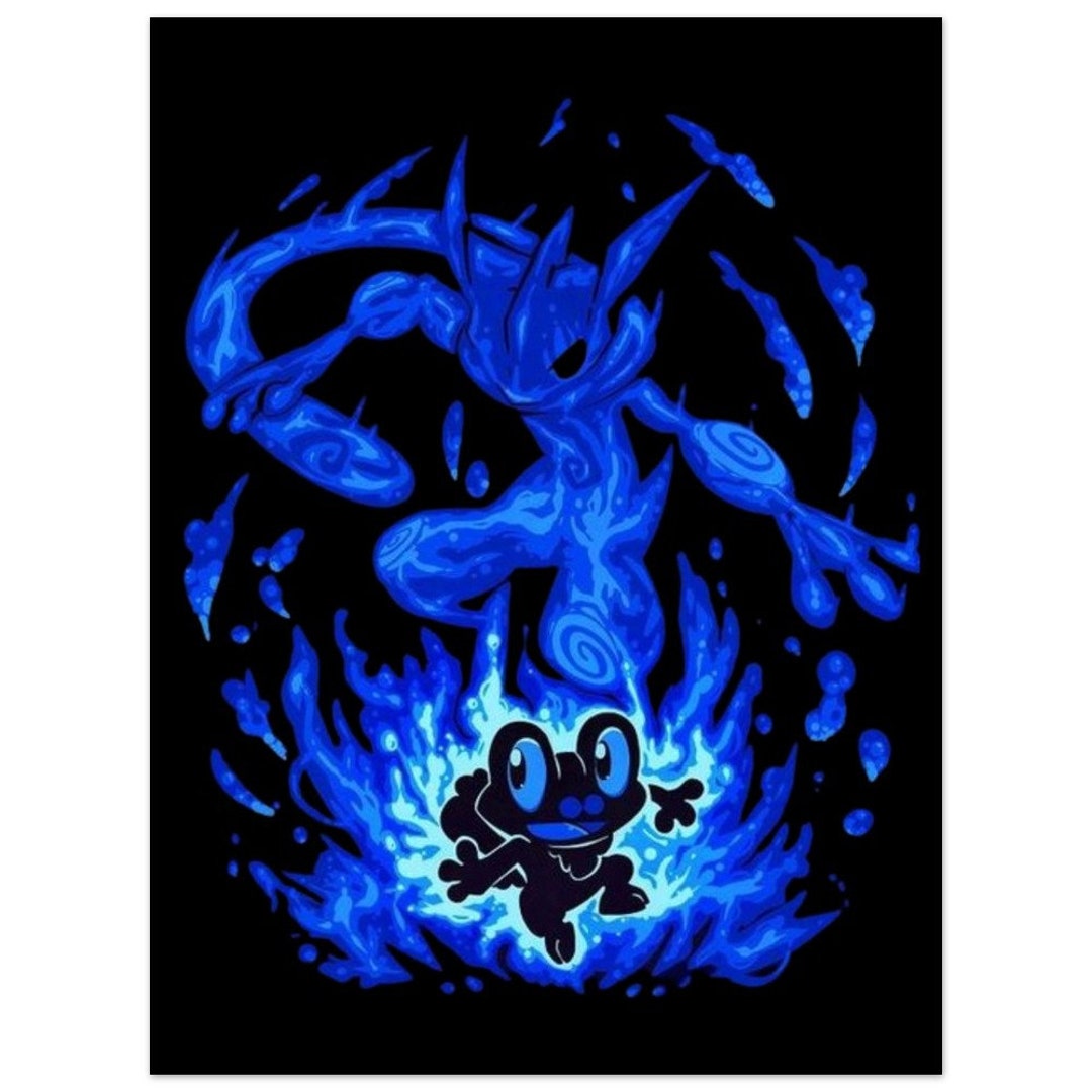 Froakie Pokemon Wall Art Poster Pokemon Digital Print Nursery Gamer - Etsy