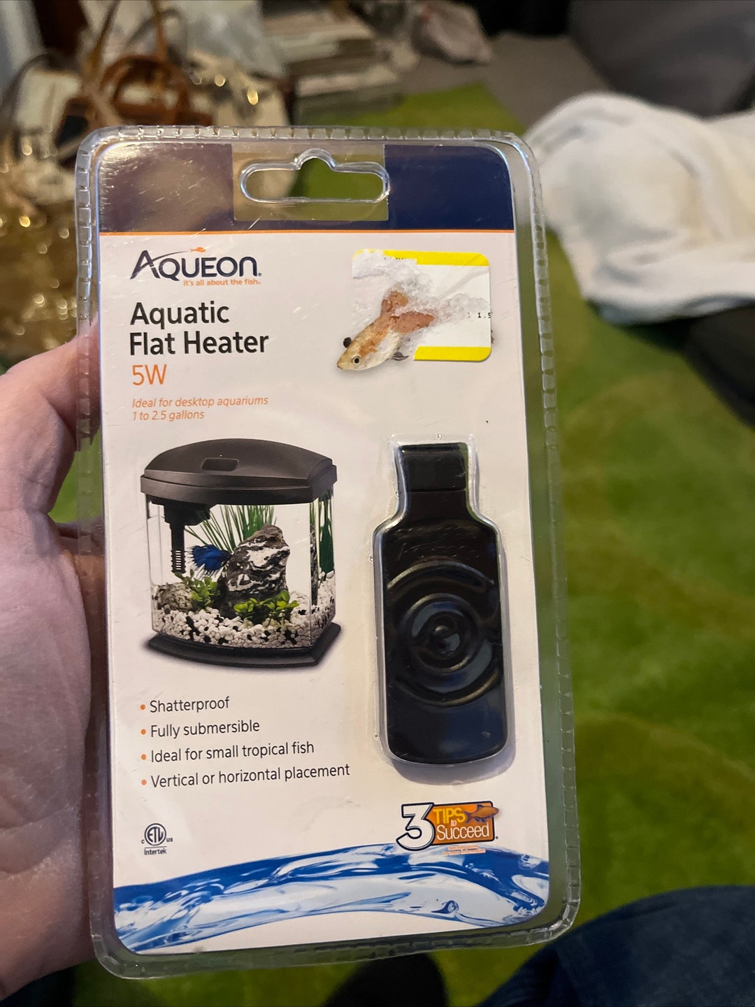 Aqueon 5 Watt Aquatic Flat Heater - Etsy